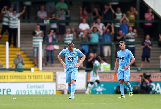 Stuart Beavon Coventry City Looks Dejected Editorial Stock Photo ...