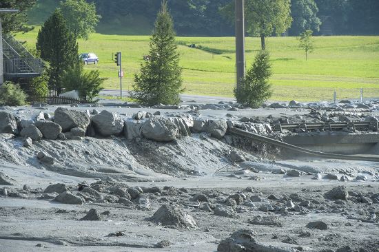 General Views Showing Site Massive Landslide Editorial Stock Photo ...