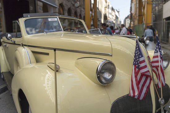 View Us Flags On Buick Special Editorial Stock Photo - Stock Image ...