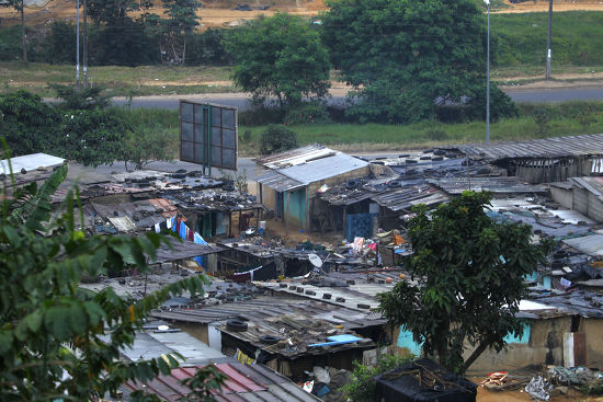 General View Slum City Abidjan Ivory Editorial Stock Photo - Stock ...
