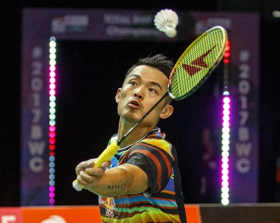 Lin Dan China Action Against Wong Editorial Stock Photo - Stock Image ...