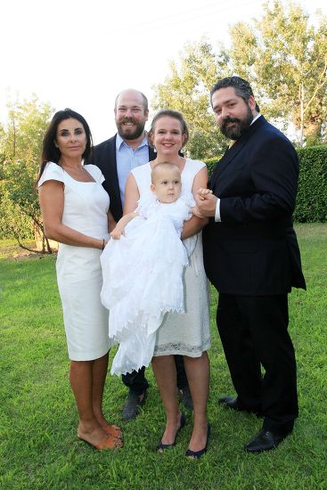 Godmother Nathalie Greiss Father Baron Axel Editorial Stock Photo ...
