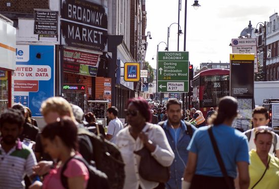 People Walk On Tooting High Street Editorial Stock Photo - Stock Image ...