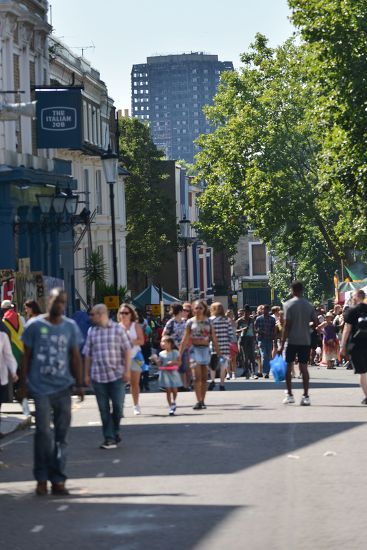 Notting Hill Carnival Sunday Many Signs Editorial Stock Photo - Stock ...