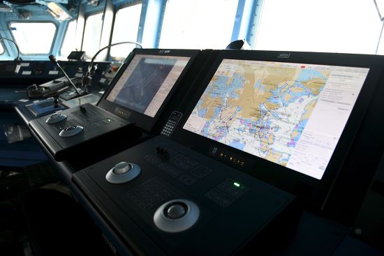 Bridge Frigate Hnoms Otto Sverdrup Flagship Editorial Stock Photo ...