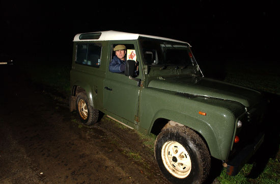 Jeremy Whaley His Land Rover Outside Editorial Stock Photo - Stock ...