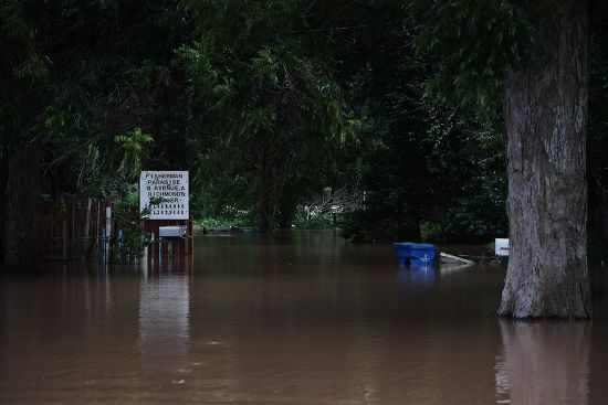 Flooding Friendswood Pearland Houston Editorial Stock Photo - Stock ...