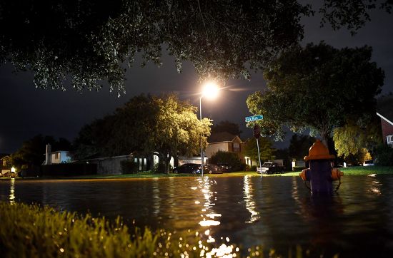 Flooding Friendswood Pearland Houston Editorial Stock Photo - Stock ...