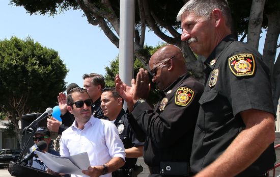 Lapd Captain Cory Palka Lafd Captain Editorial Stock Photo - Stock ...