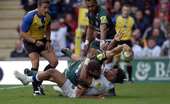 Leicesters Jonny May Beats Tackle Baths Editorial Stock Photo - Stock ...
