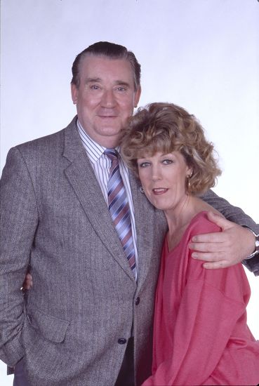 Bryan Mosley Alf Roberts Sue Nicholls Editorial Stock Photo - Stock ...