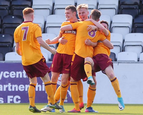 Crusaders Vs Motherwell U20 Motherwell Celebrate Editorial Stock Photo ...