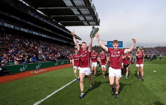 Cork Vs Galway Enda Fahy Celebrates Editorial Stock Photo - Stock Image ...
