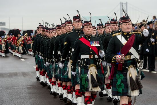 Royal Regiment Scotland Soldiers Editorial Stock Photo - Stock Image ...