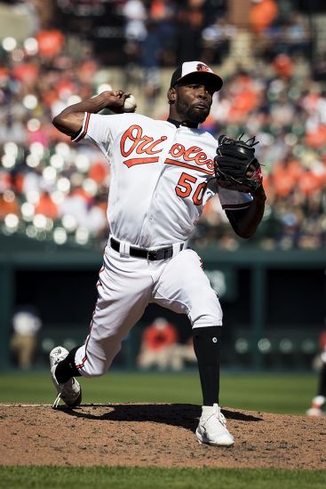 Baltimore Orioles Relief Pitcher Miguel Castro Editorial Stock Photo ...