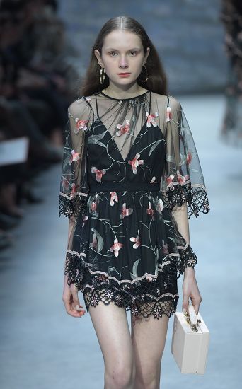 Models Wearing Alice Mccall Premium Runway Editorial Stock Photo ...