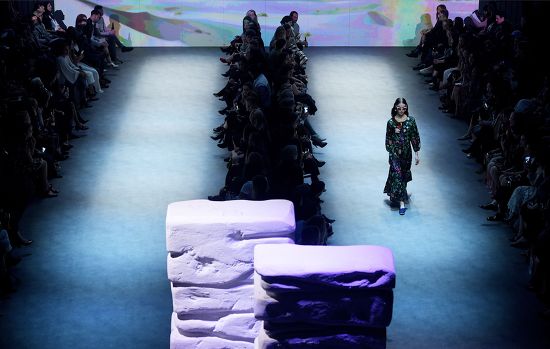 Models Wearing Gorman During Premium Runway Editorial Stock Photo ...