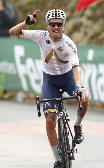 Austrian Cyclist Stefan Denifl Aqua Blue Editorial Stock Photo - Stock ...