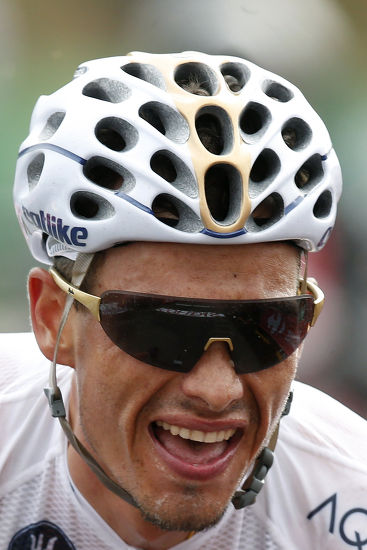 Austrian Cyclist Stefan Denifl Aqua Blue Editorial Stock Photo - Stock ...