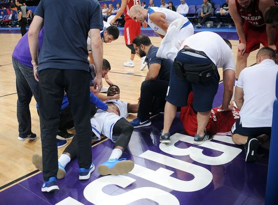Thanasis Antetokounmpo Greece Aaron Cel Poland Editorial Stock Photo ...