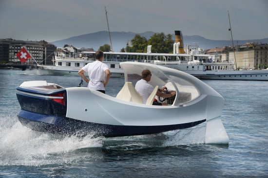 Seabubbles Water Taxi On Trial Geneva Editorial Stock Photo - Stock ...