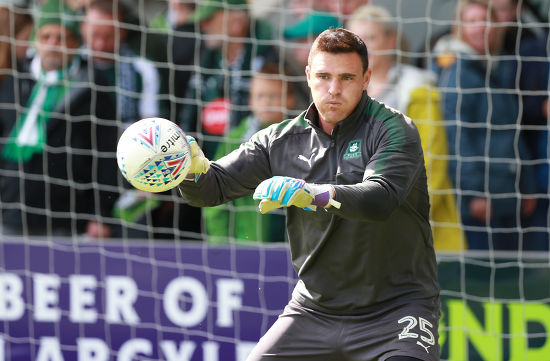 Goalkeeper Kyle Letheren Plymouth Argyle Pre Editorial Stock Photo ...