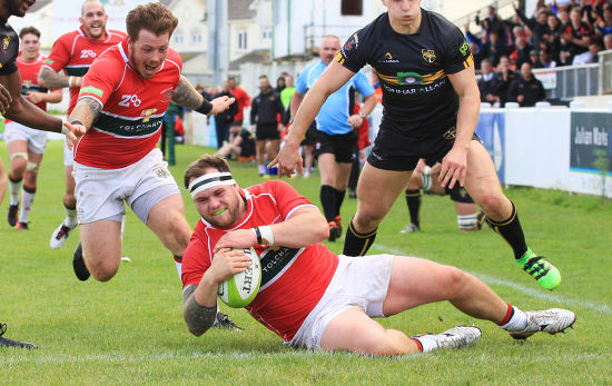 Daniel Pullinger Plymouth Albion Scores Try Editorial Stock Photo ...