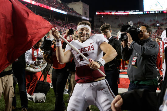 Th Oklahoma Sooners Quarterback Baker Mayfield Editorial Stock Photo ...
