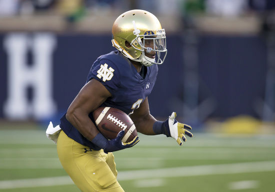 Notre Dame Wide Receiver Cj Sanders Editorial Stock Photo - Stock Image ...
