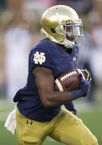 Notre Dame Wide Receiver Cj Sanders Editorial Stock Photo - Stock Image ...