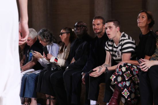 Edward Enninful David Beckham Brooklyn Beckham Editorial Stock Photo ...