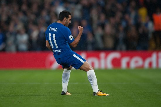Pedro Rodriguez Chelsea Celebrates His Goal Editorial Stock Photo ...