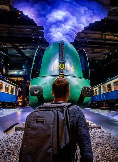 Man Looks Train Type 12 Atlantic Editorial Stock Photo - Stock Image ...