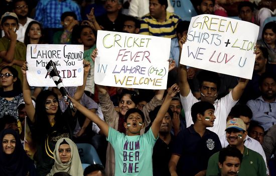 Pakistani Spectators Watch Second Ttwenty Cricket Editorial Stock Photo ...