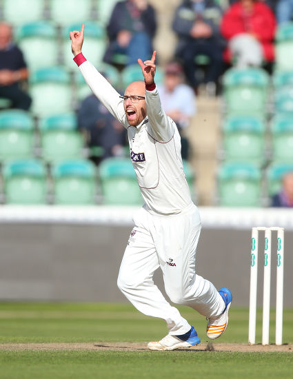 Jack Leach Somerset Cricket Appeals Lbw Editorial Stock Photo - Stock ...