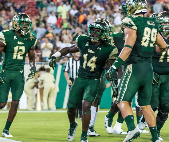 South Florida Bulls Wide Receiver Deangelo Editorial Stock Photo ...