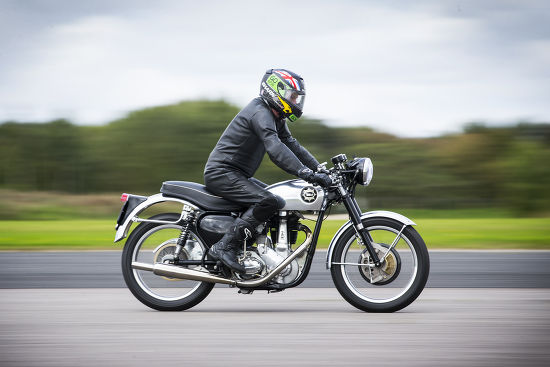 Andy Higham Races His 1955 B31 Editorial Stock Photo - Stock Image ...