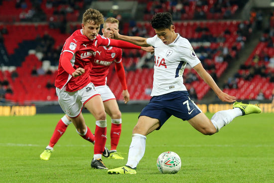 Jared Bird Barnsley Son Heungmin Tottenham Editorial Stock Photo ...