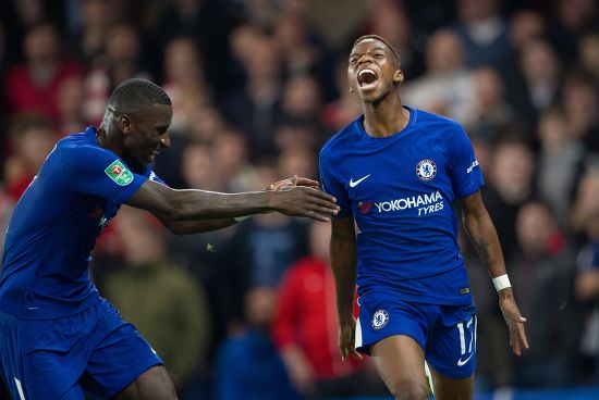 Charly Musonda Chelsea Celebrates Scoring 3rd Editorial Stock Photo ...