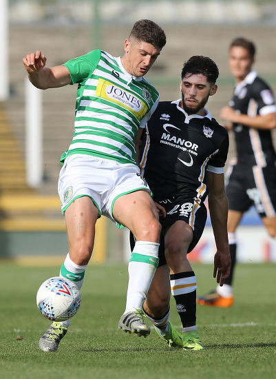 Jake Gray Yeovil Town Battles Ball Editorial Stock Photo - Stock Image ...