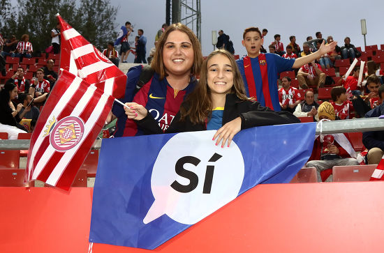 Girona Fc Fc Barcelona Fans Montilivi Editorial Stock Photo - Stock ...