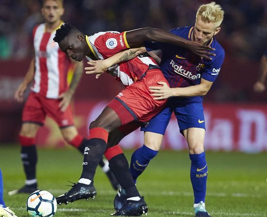 Gironas Kenyan Striker Michael Olunga L Editorial Stock Photo - Stock ...