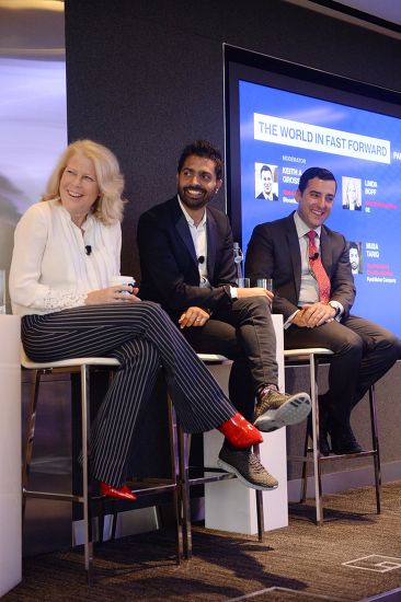 Linda Boff Cmo Ge Musa Tariq Editorial Stock Photo - Stock Image ...