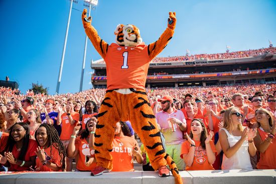 Clemson Tiger Mascot During Ncaa College Editorial Stock Photo - Stock ...