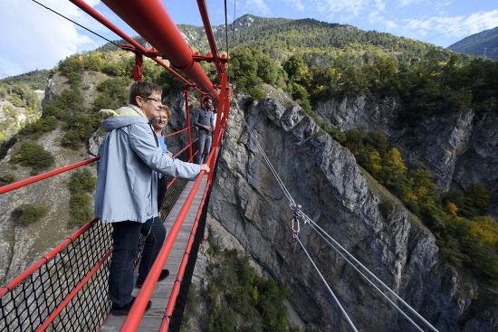 People Walk On 220 Meters Long Editorial Stock Photo - Stock Image ...