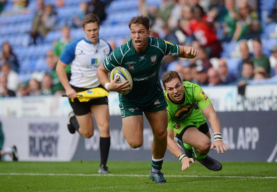 Alex Lewington London Irish Skips Past Editorial Stock Photo - Stock ...