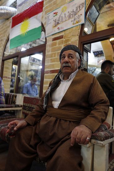 Iraqi Kurd Drinks Tea Old City Editorial Stock Photo - Stock Image ...