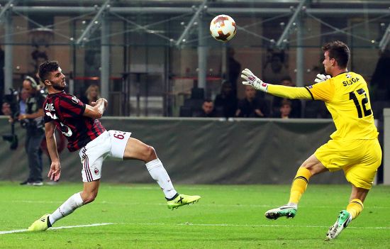 Patrick Cutrone Simon Sluga Editorial Stock Photo - Stock Image ...
