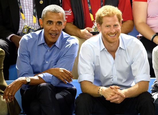 Barack Obama Prince Harry Editorial Stock Photo - Stock Image ...