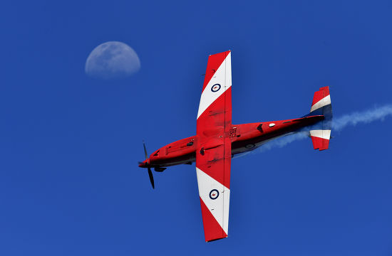Royal Australian Air Force Roulettes Pc9 Editorial Stock Photo - Stock ...